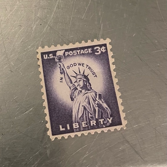 Other | Vintage Us Liberty Postage Stamp | Poshmark